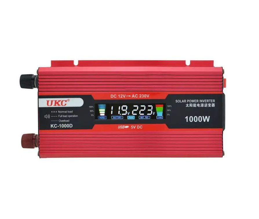 Інвертор UKC KC-1000D 12V-220V (1000W + LED табло) ⏩ Ціна, купити недорого Україна - в Києві ...