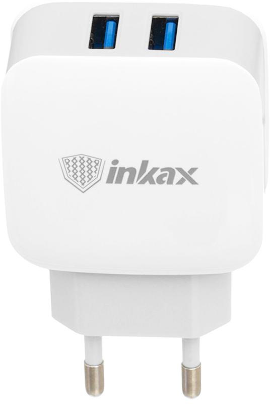 INKAX CD-35 Travel charger 1USB 2.1A White ⏩ Ціна, купити недорого ...